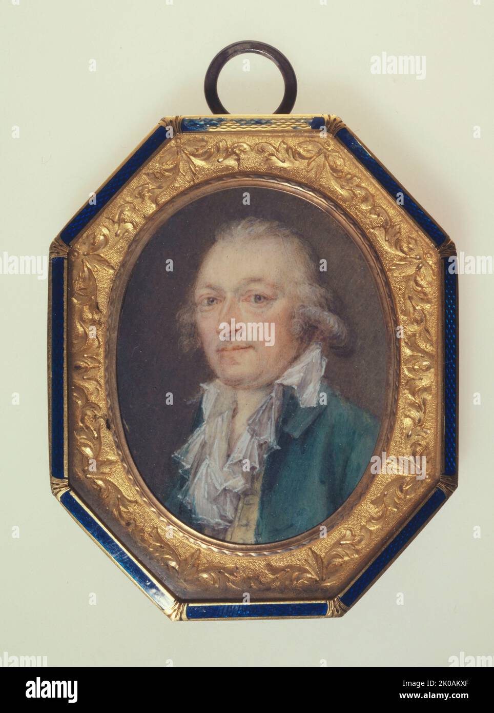 Portrait of a man, with an open collar, c1798 Stock Photo - Alamy