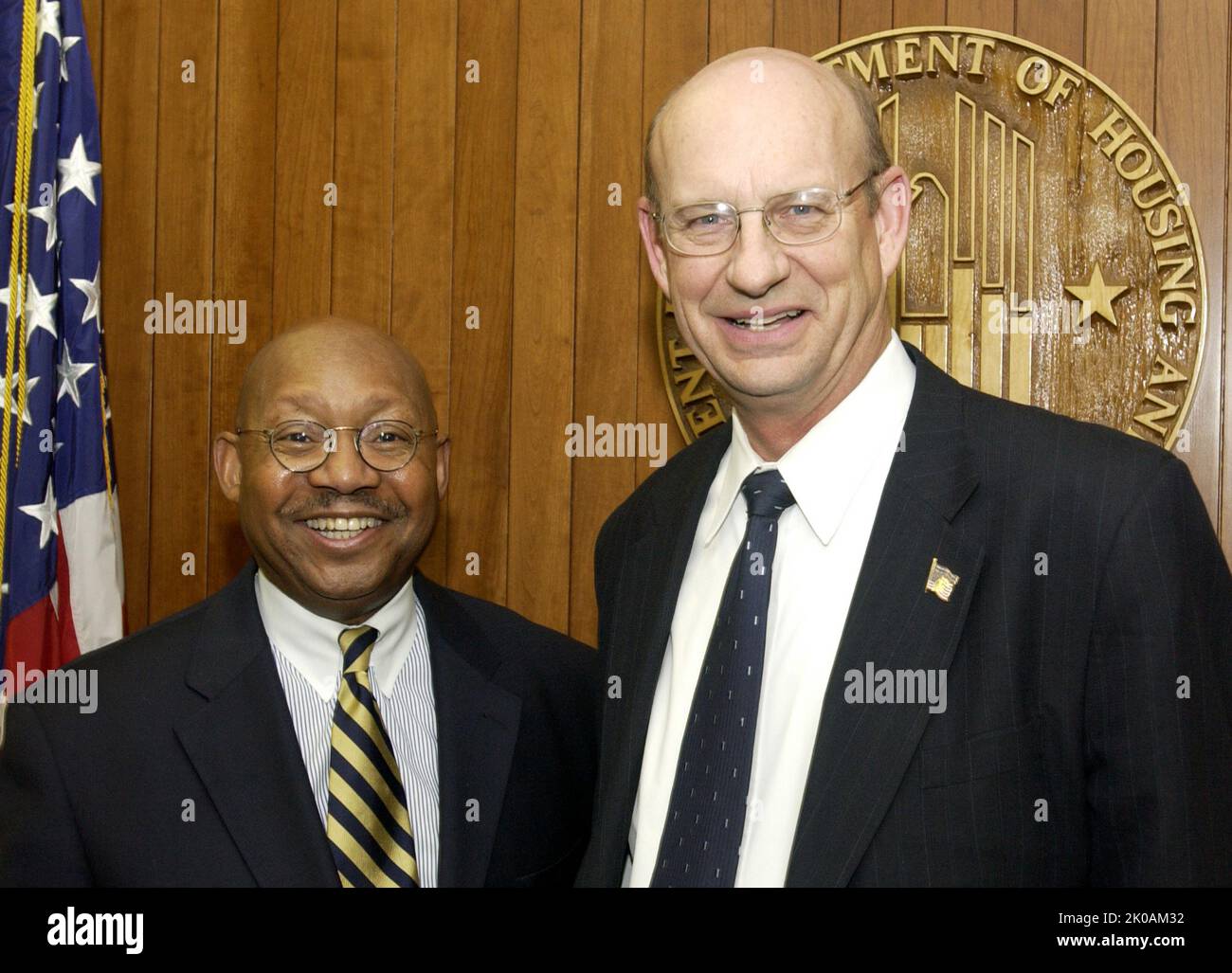 Secretary Alphonso Jackson with Pat Howard - Secretary Alphonso Jackson ...