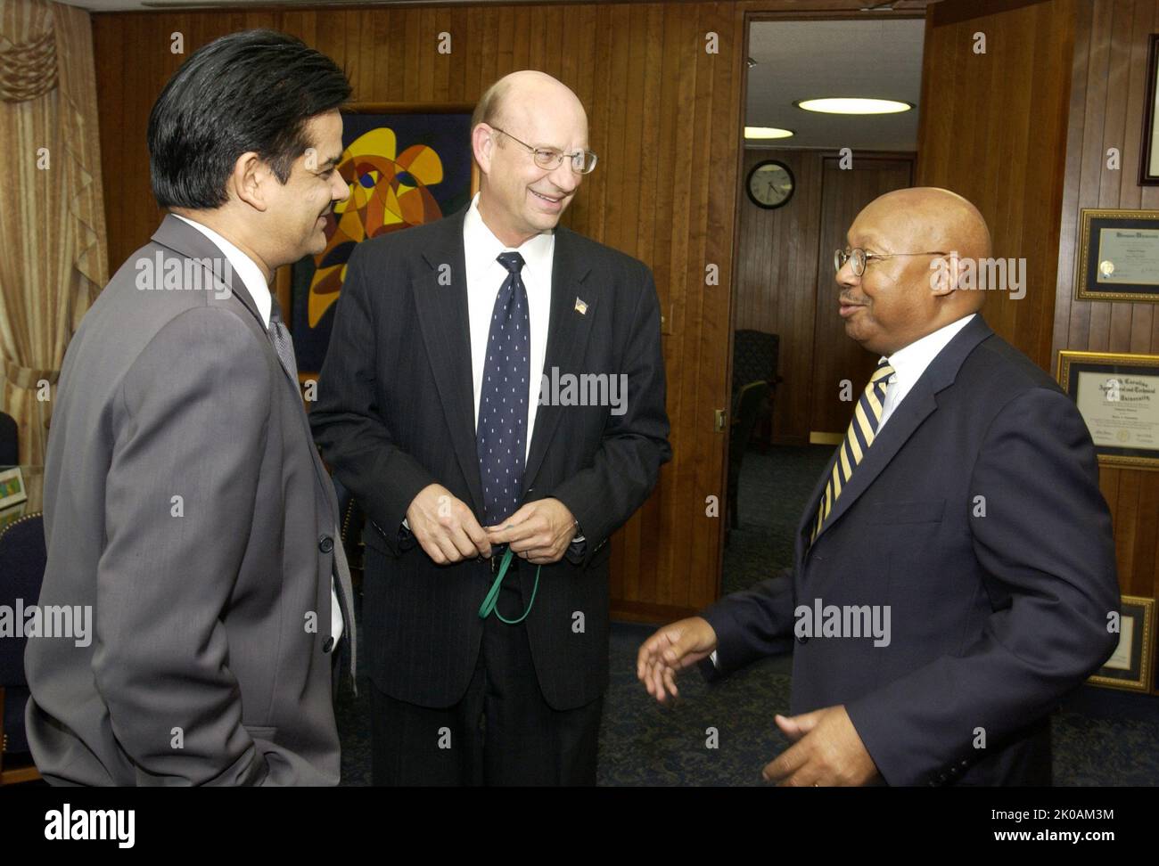 Secretary Alphonso Jackson with Pat Howard and Bajinder Paul ...