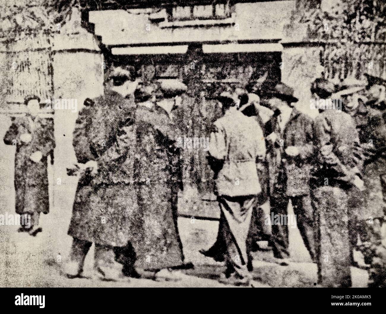 After the May Twentieth Incident, journalists interviewed people at the ...