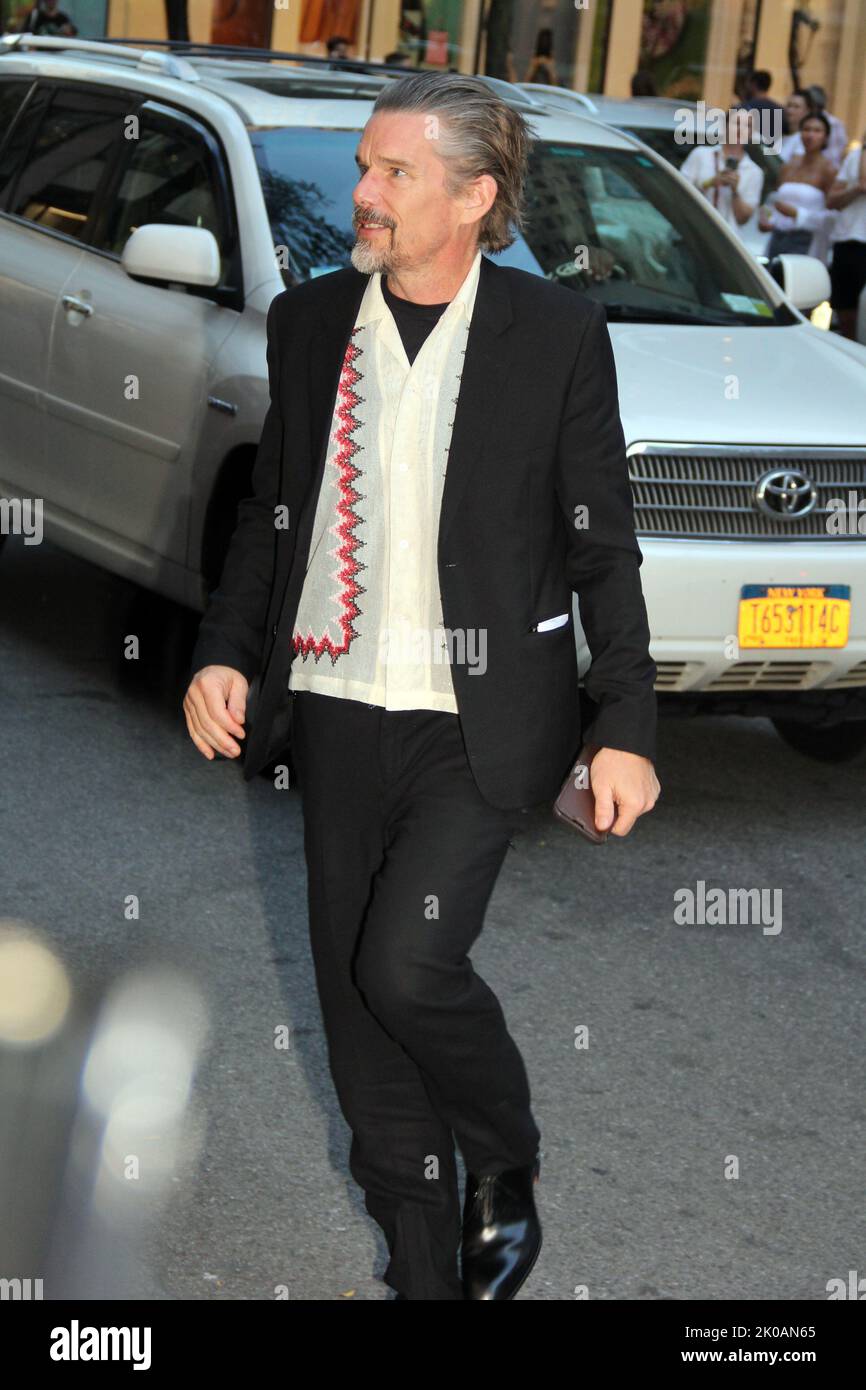 New York, USA. New York, NY, USA. 10th Sep, 2022. Ethan Hawke seen at ...