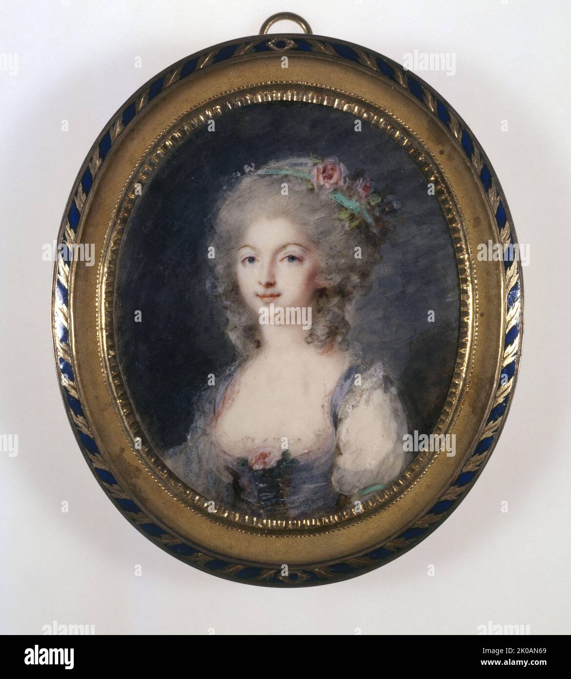 Portrait of Lucie Hall, c1788 Stock Photo - Alamy