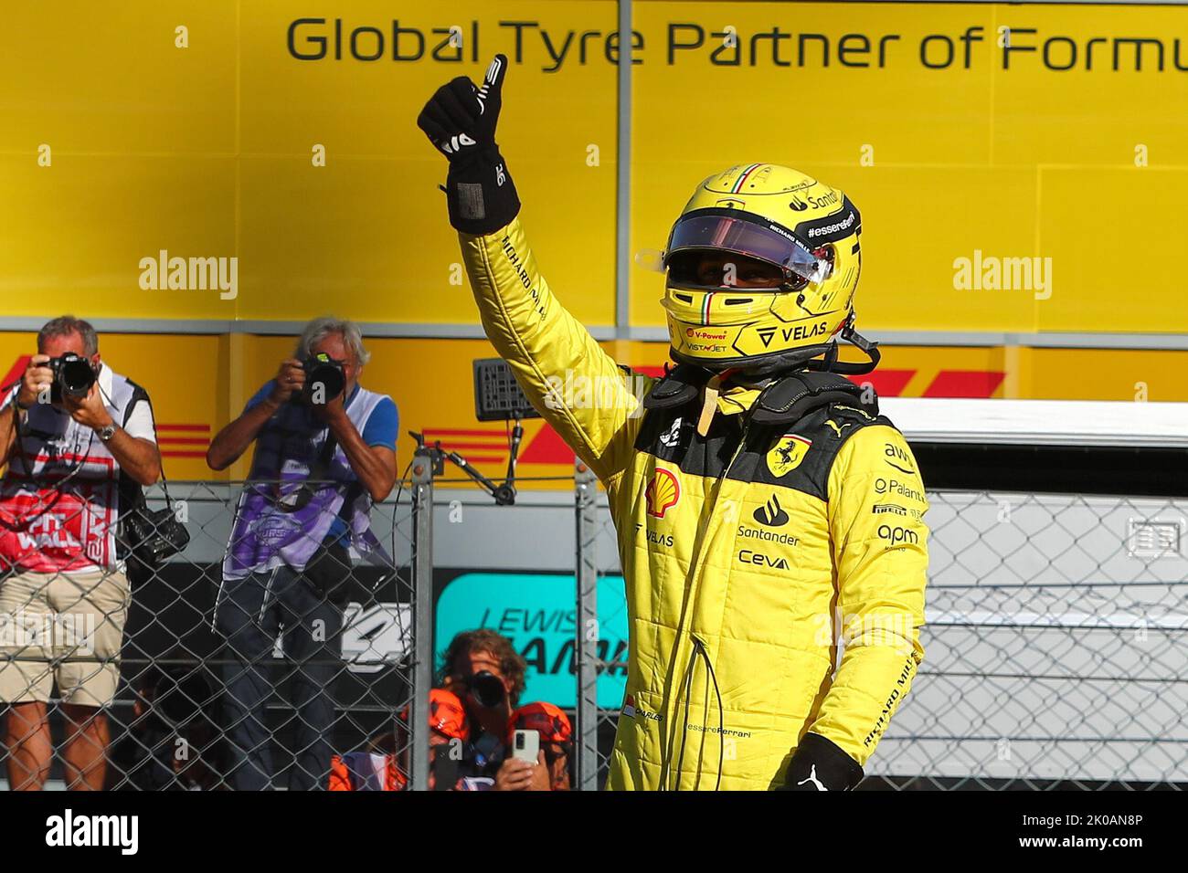 September 10, 2022: . Charles Leclerc (MON) Ferrari F1-75.During the ...