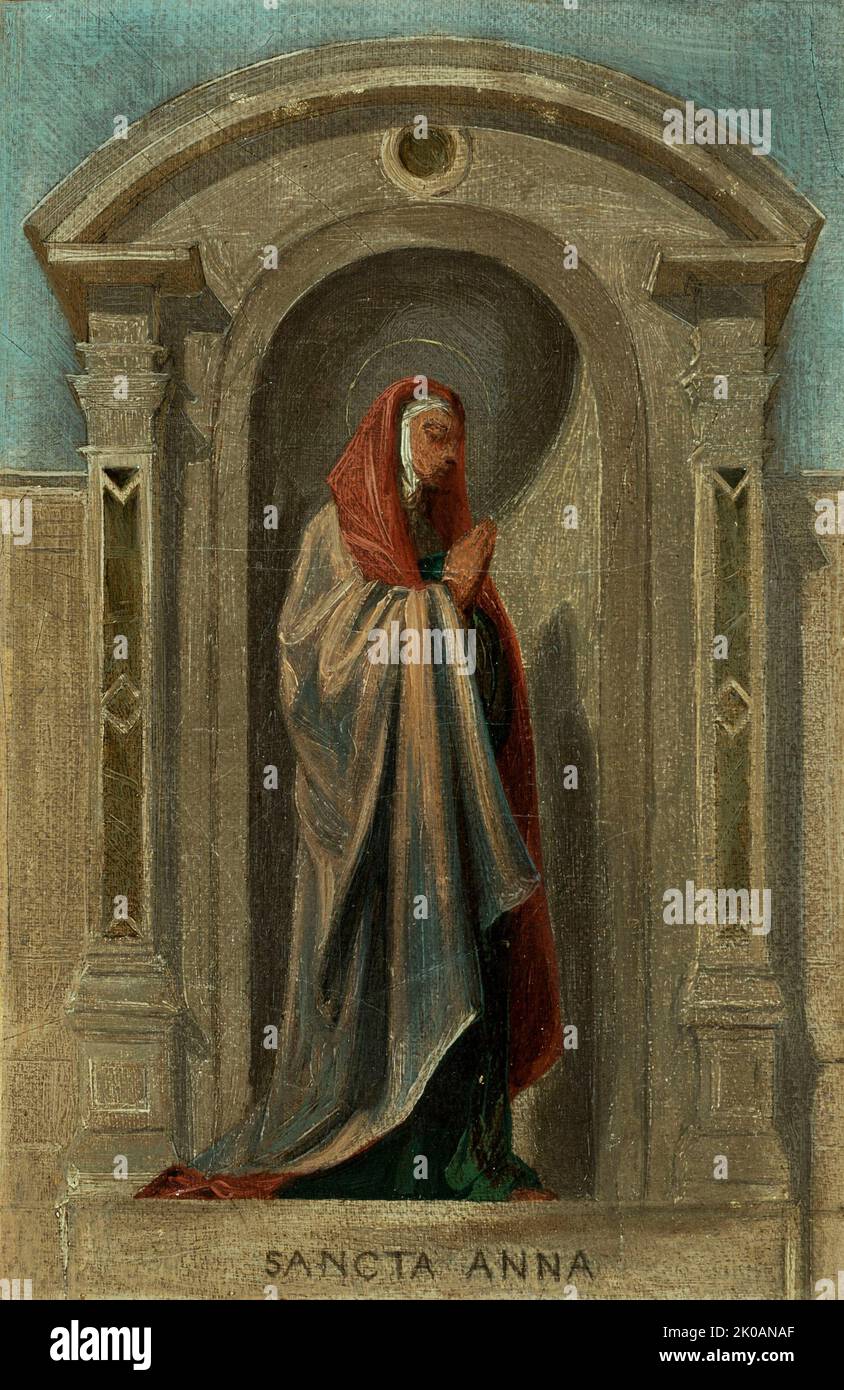 Sketch for the Church of Notre-Dame-de-Bonne-Nouvelle: Saint Anne ...