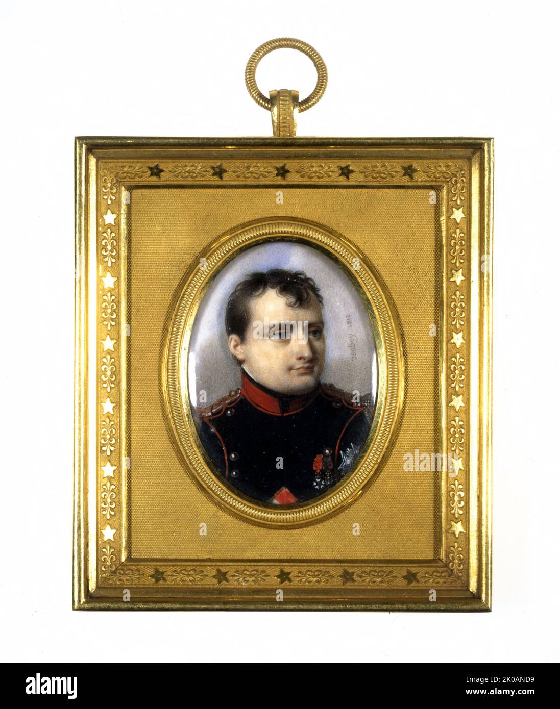Napoleon I in the uniform of the National Guard, 1812 Stock Photo - Alamy