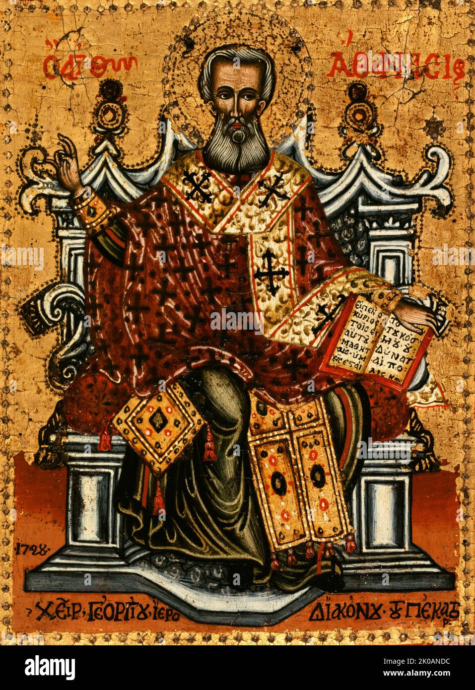 Saint Athanasius, 1728 Stock Photo - Alamy