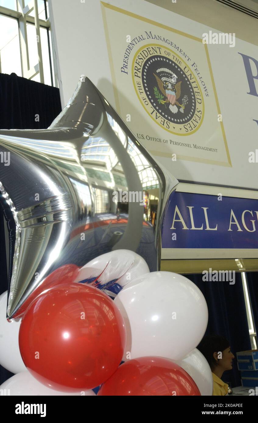 Presidential Management Fellows Job Fair - Displays, participants ...