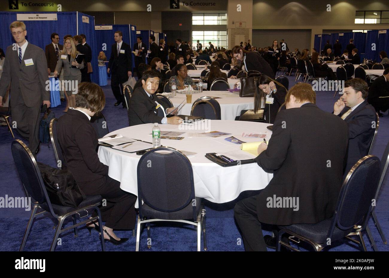 Presidential Management Fellows Job Fair - Displays, participants ...