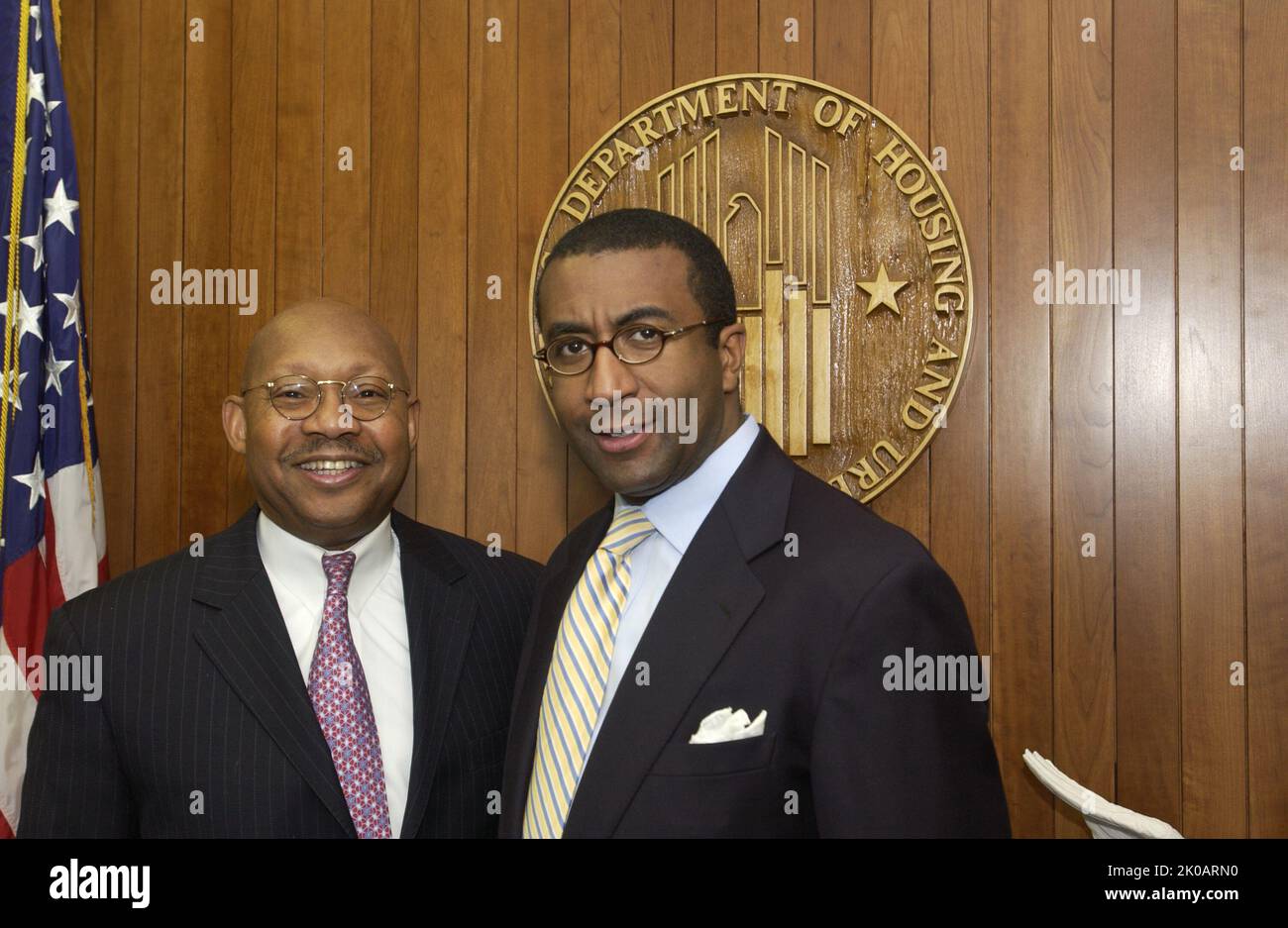 Secretary Alphonso Jackson with Eric Motley - Secretary Alphonso ...