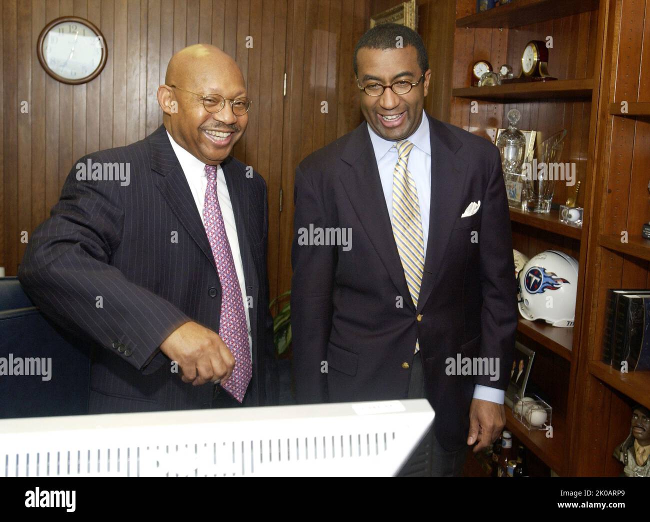 Secretary Alphonso Jackson with Eric Motley - Secretary Alphonso ...
