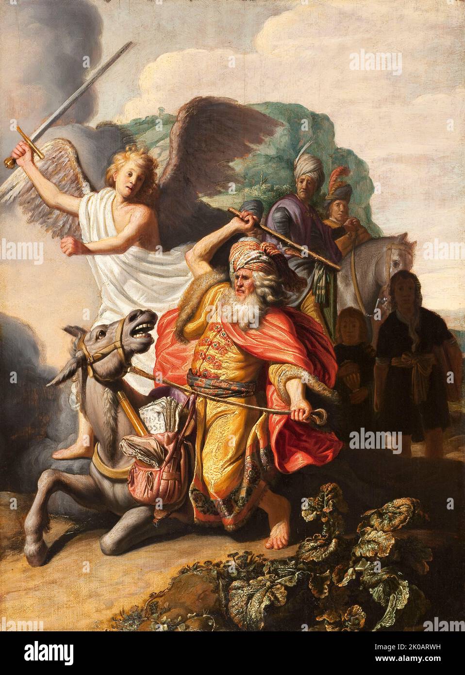 The Prophet Balaam's donkey, 1626 Stock Photo - Alamy