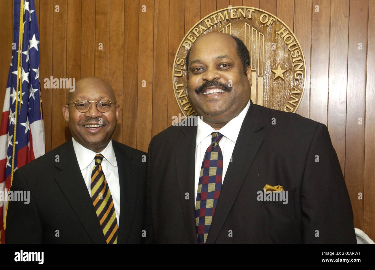 Secretary Alphonso Jackson with Michael Hollis - Secretary Alphonso ...