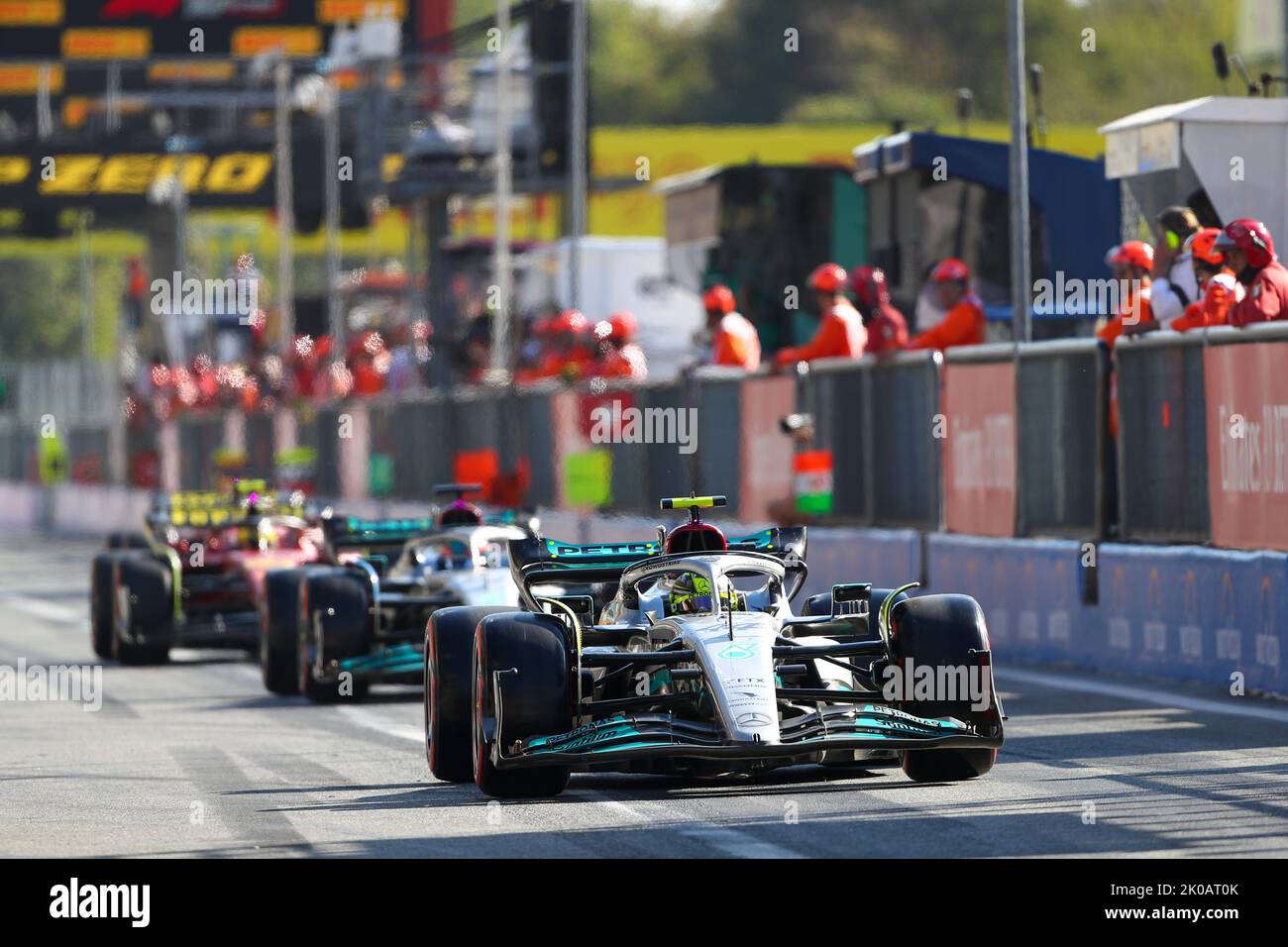 September 10, 2022: . Lewis Hamilton (GBR) Mercedes W13 E Performance ...