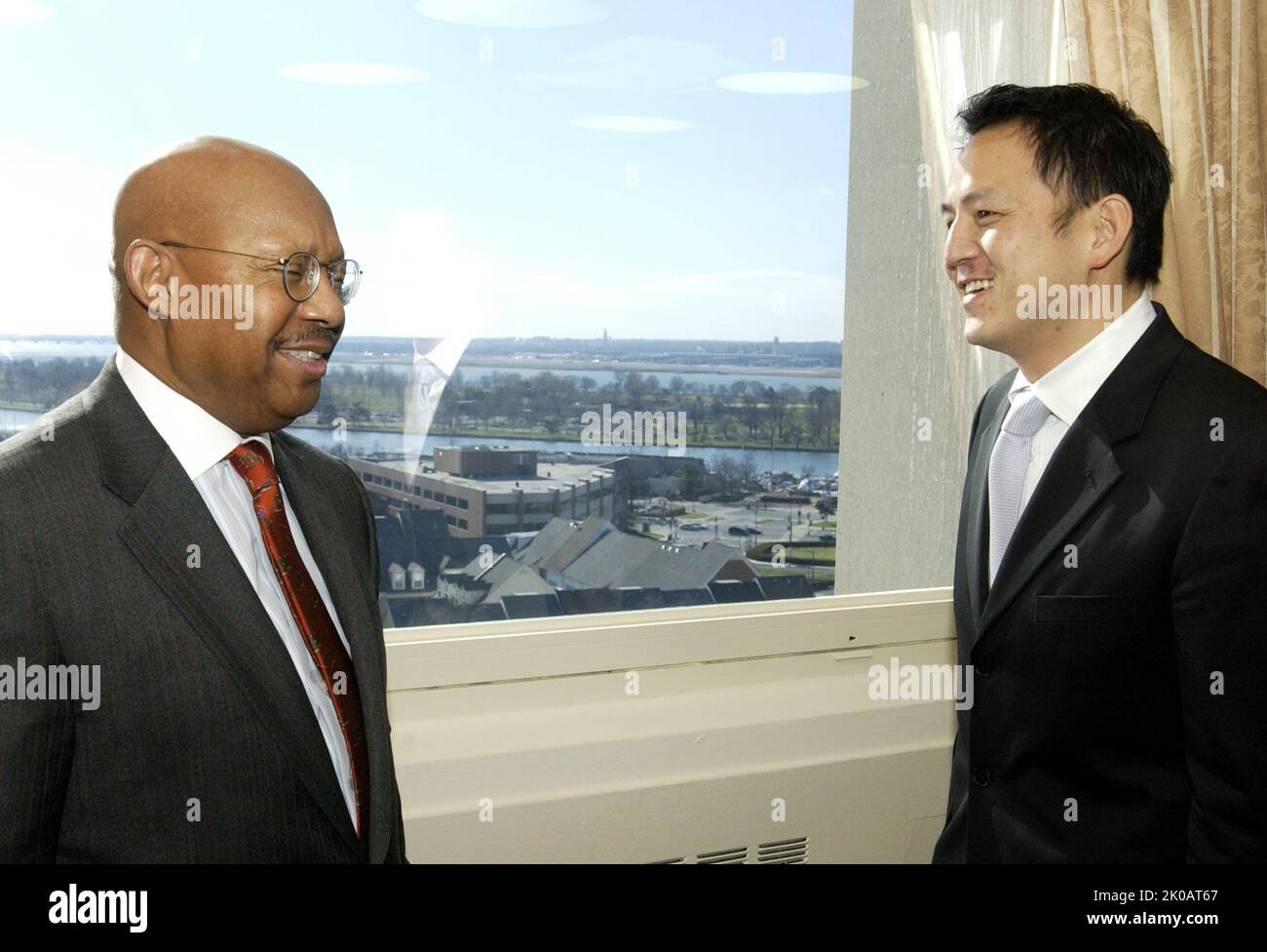 Secretary Alphonso Jackson with Kevin Lee - Secretary Alphonso Jackson ...