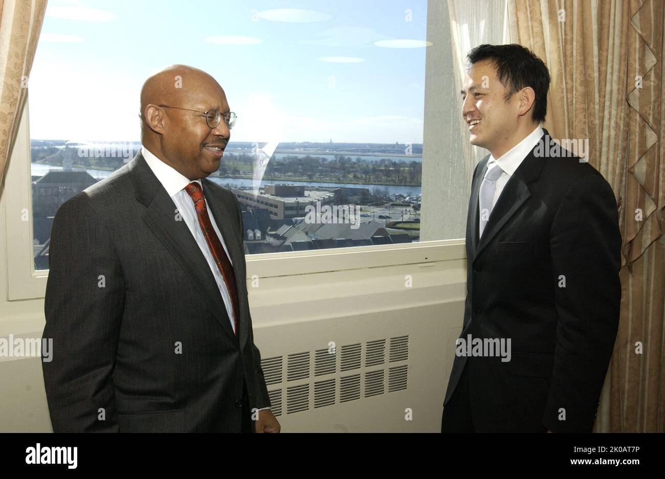 Secretary Alphonso Jackson with Kevin Lee - Secretary Alphonso Jackson ...