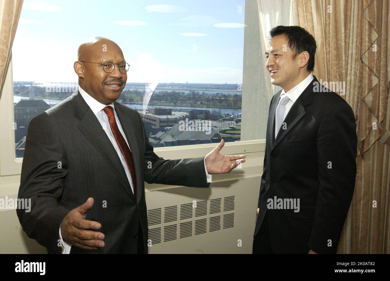 Secretary Alphonso Jackson with Kevin Lee - Secretary Alphonso Jackson ...