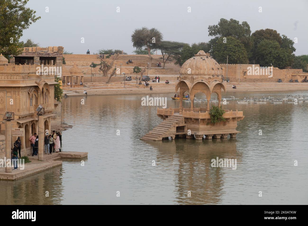 Indian landmark gadi sagar hi-res stock photography and images - Alamy
