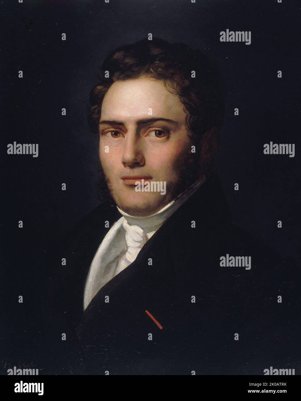 Portrait of Saint-Amand Bazard, 1821 Stock Photo - Alamy