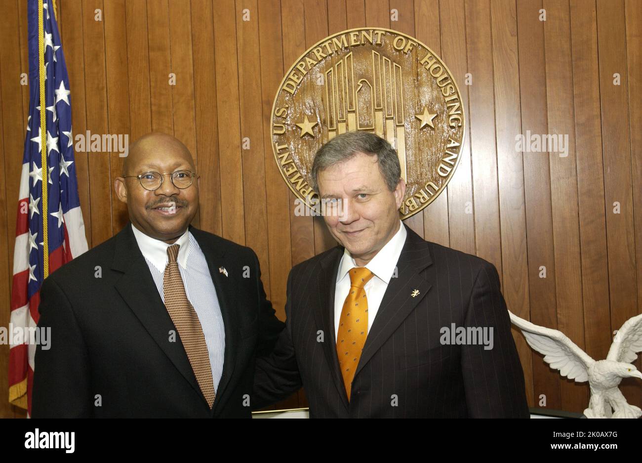 Secretary Alphonso Jackson with Israeli Minister Meir Sheetrit ...