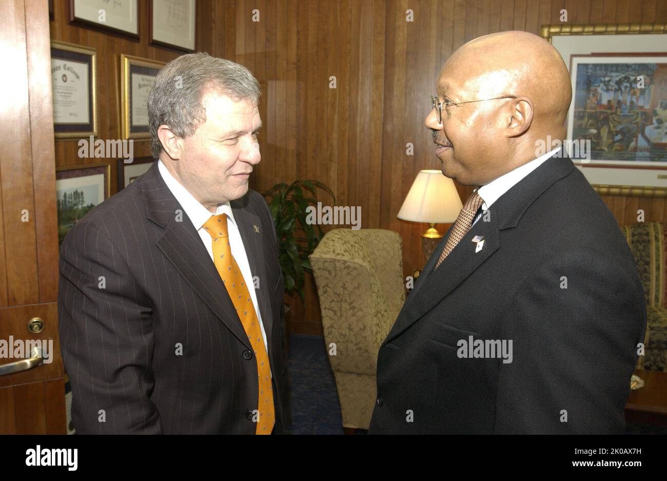 Secretary Alphonso Jackson with Israeli Minister Meir Sheetrit ...