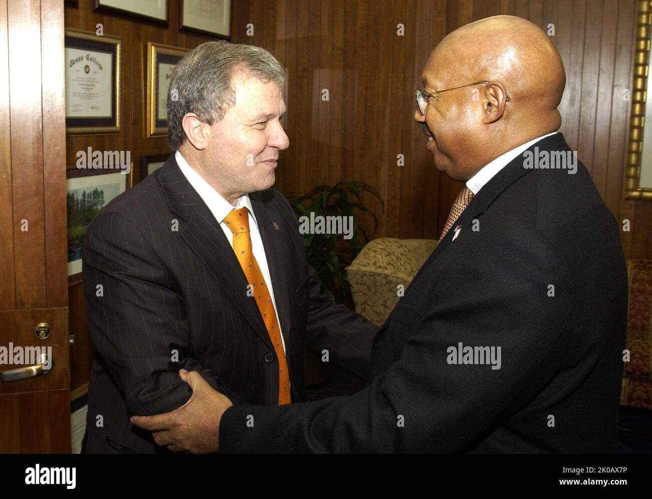 Secretary Alphonso Jackson with Israeli Minister Meir Sheetrit ...