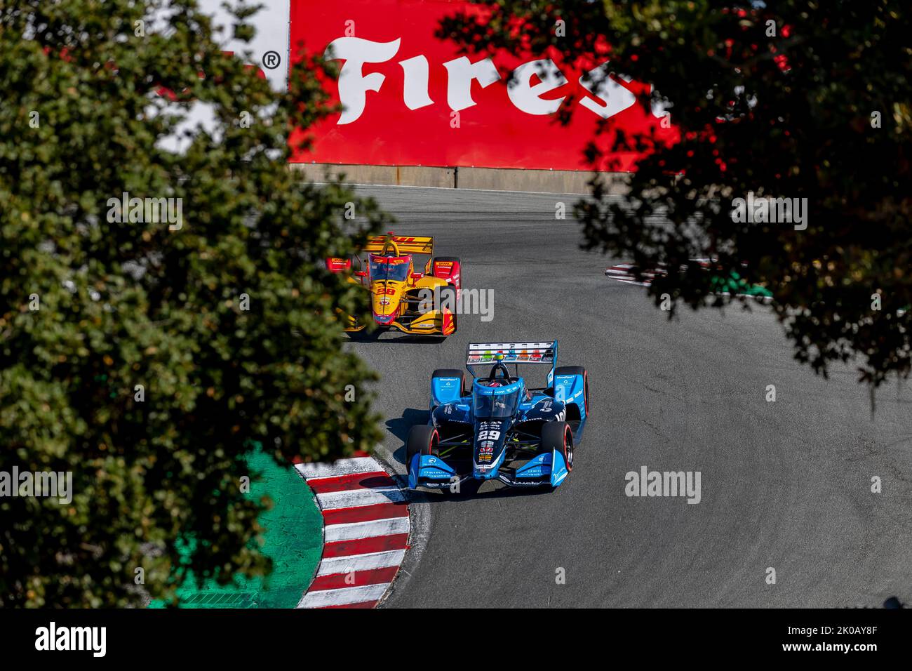 Monterey, CA, USA. 9th Sep, 2022. DEVLIN DeFRANCESCO (29) (R) of ...