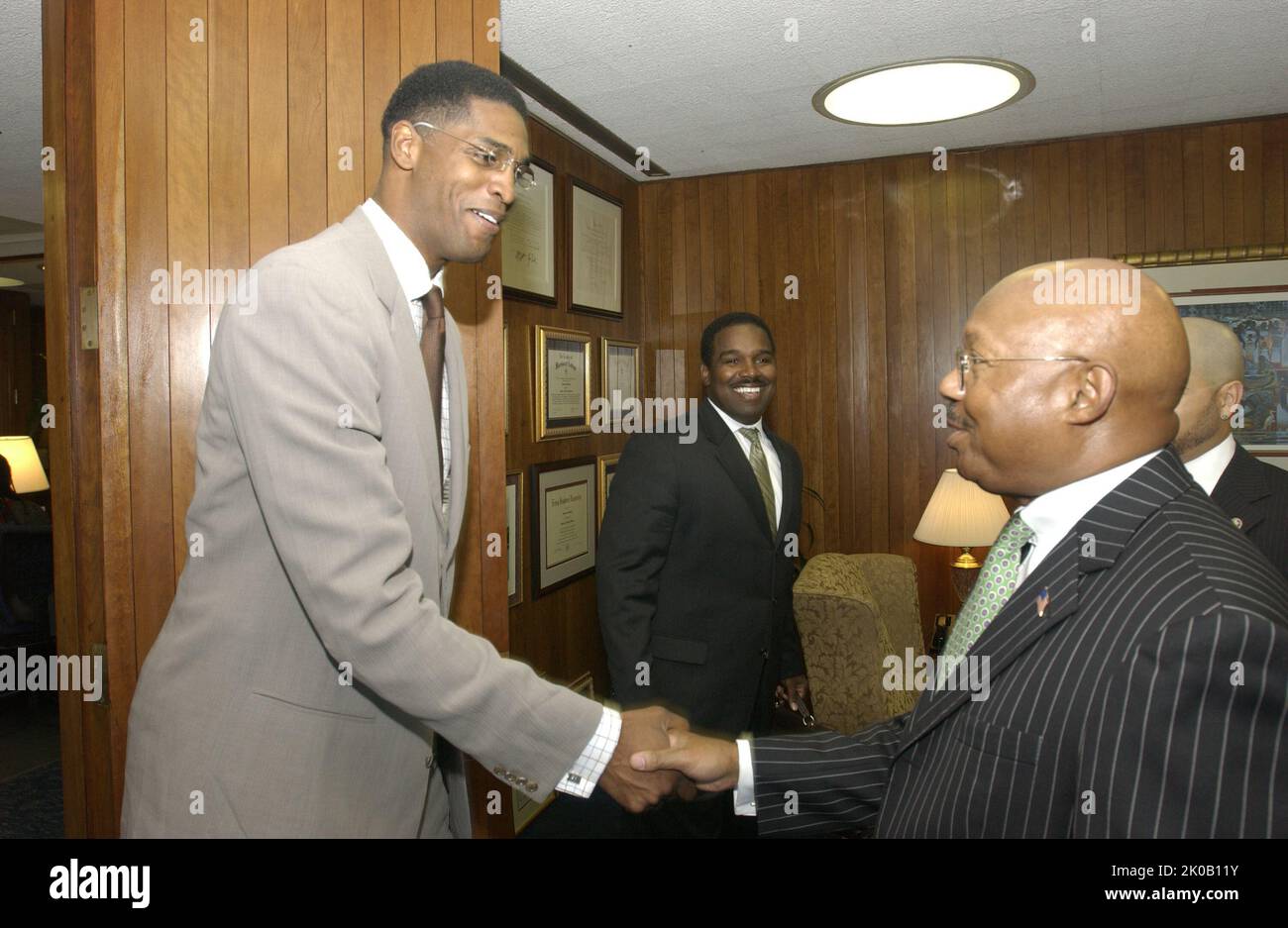 Secretary Alphonso Jackson with Visitors - Secretary Alphonso Jackson ...