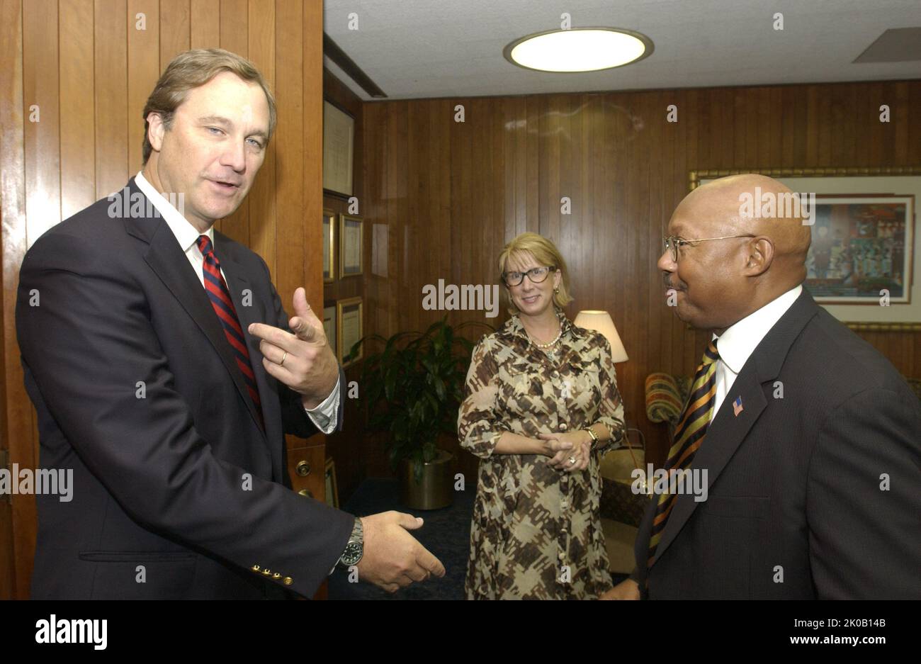 Secretary Alphonso Jackson with Todd and Dianna Maclin - Secretary ...