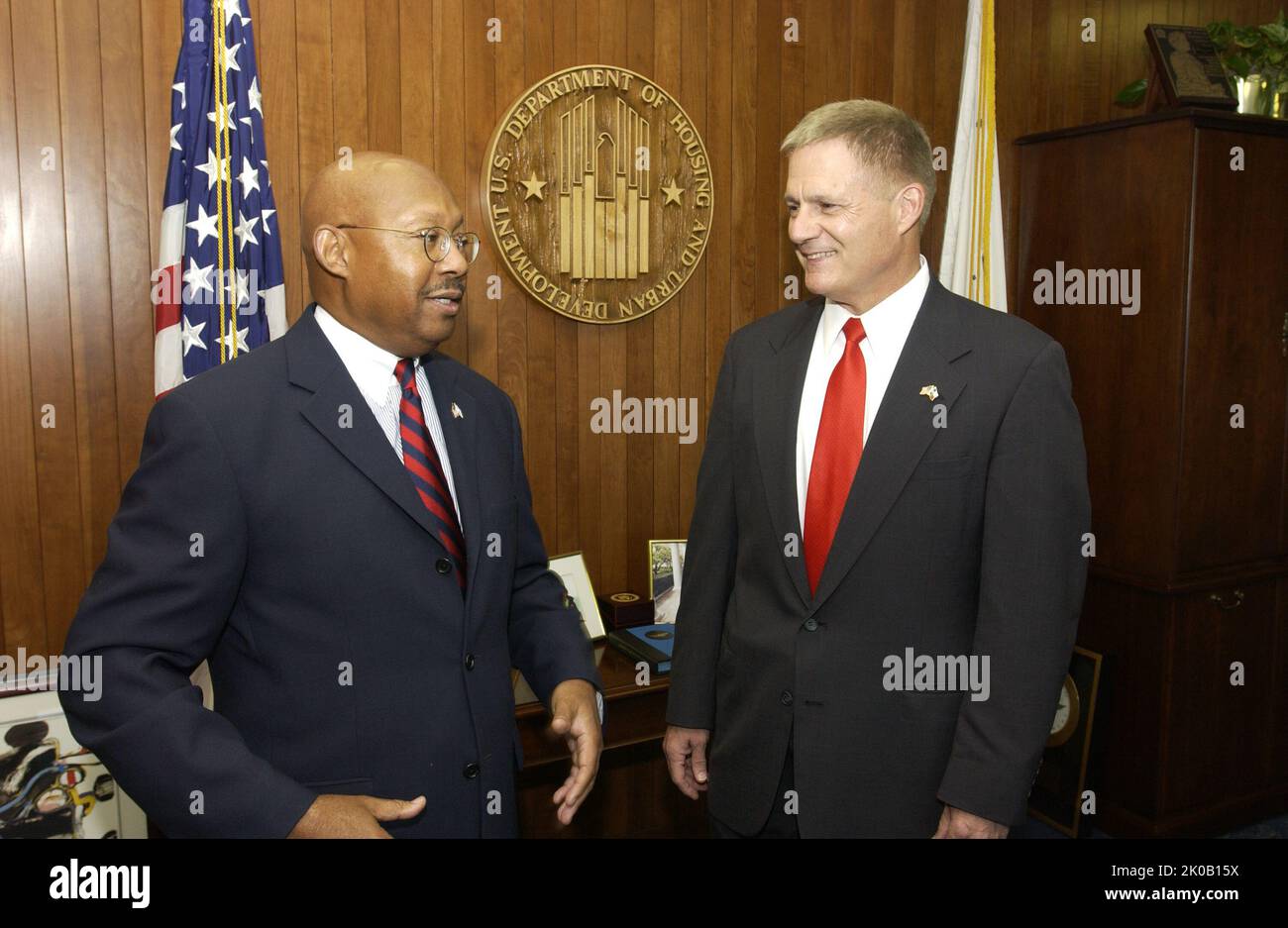 Secretary Alphonso Jackson with David Wallace - Secretary Alphonso ...