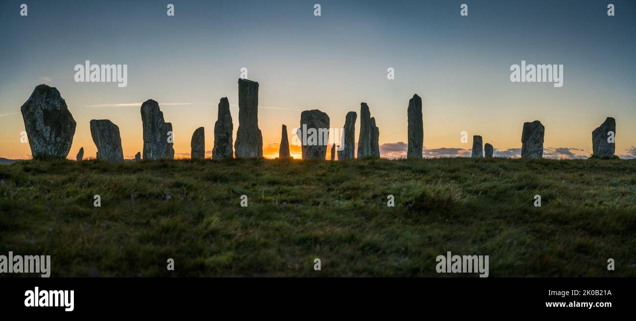 Callanish standing stones, Isle of Lewis, Scotland, Europe Stock Photo ...