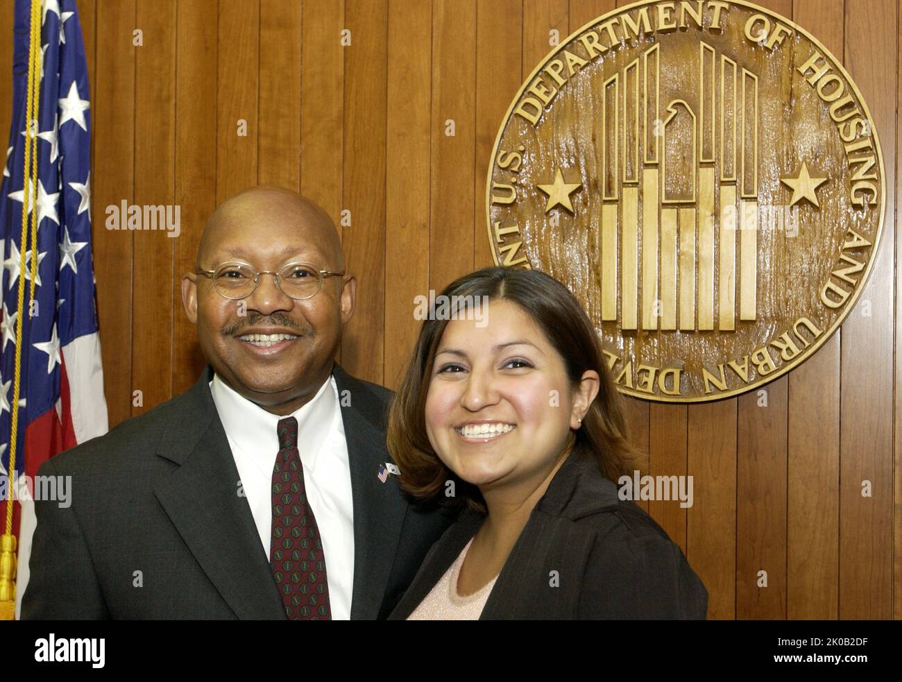 Secretary Alphonso Jackson with Staff - Secretary Alphonso Jackson at ...
