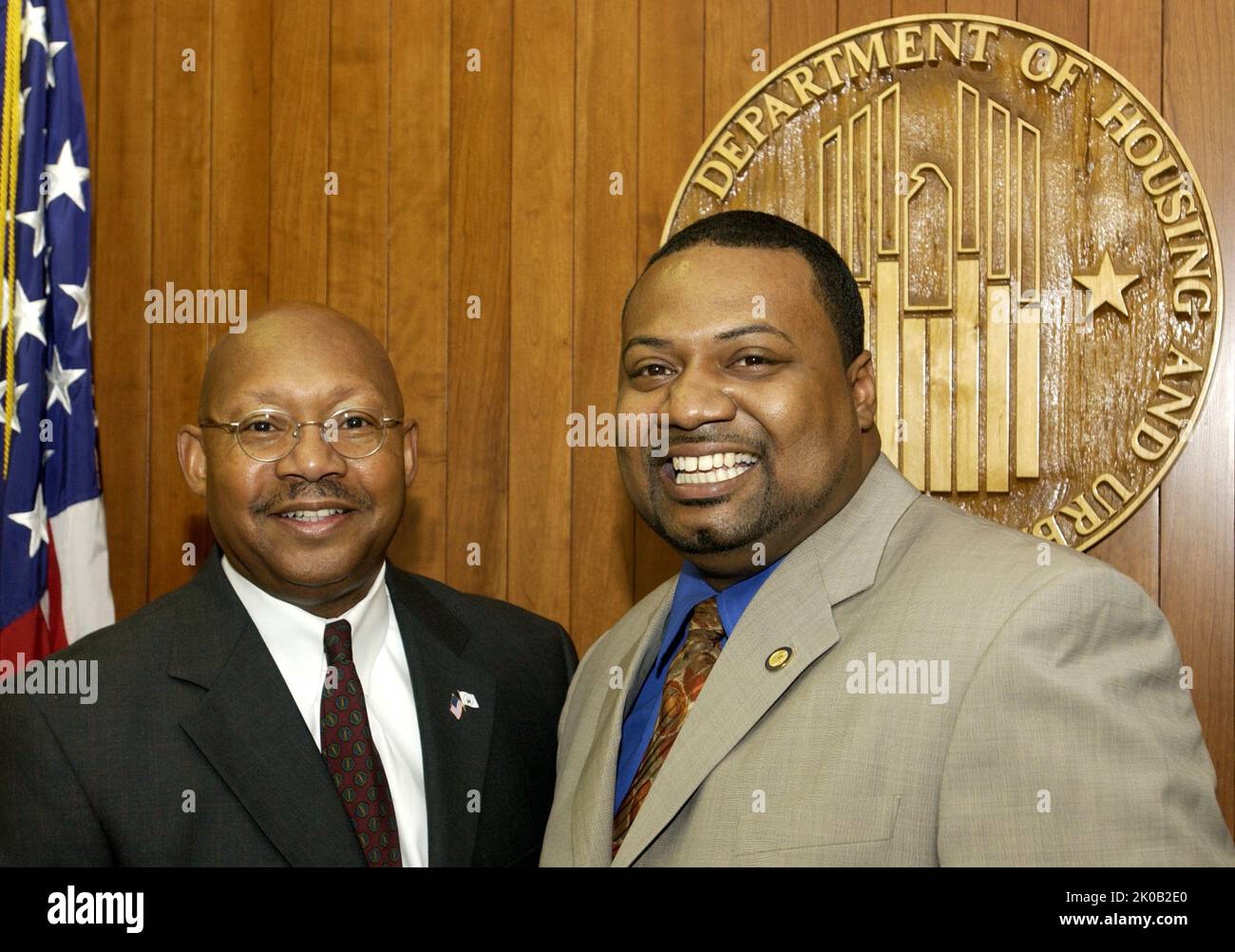 Secretary Alphonso Jackson with Staff - Secretary Alphonso Jackson at ...