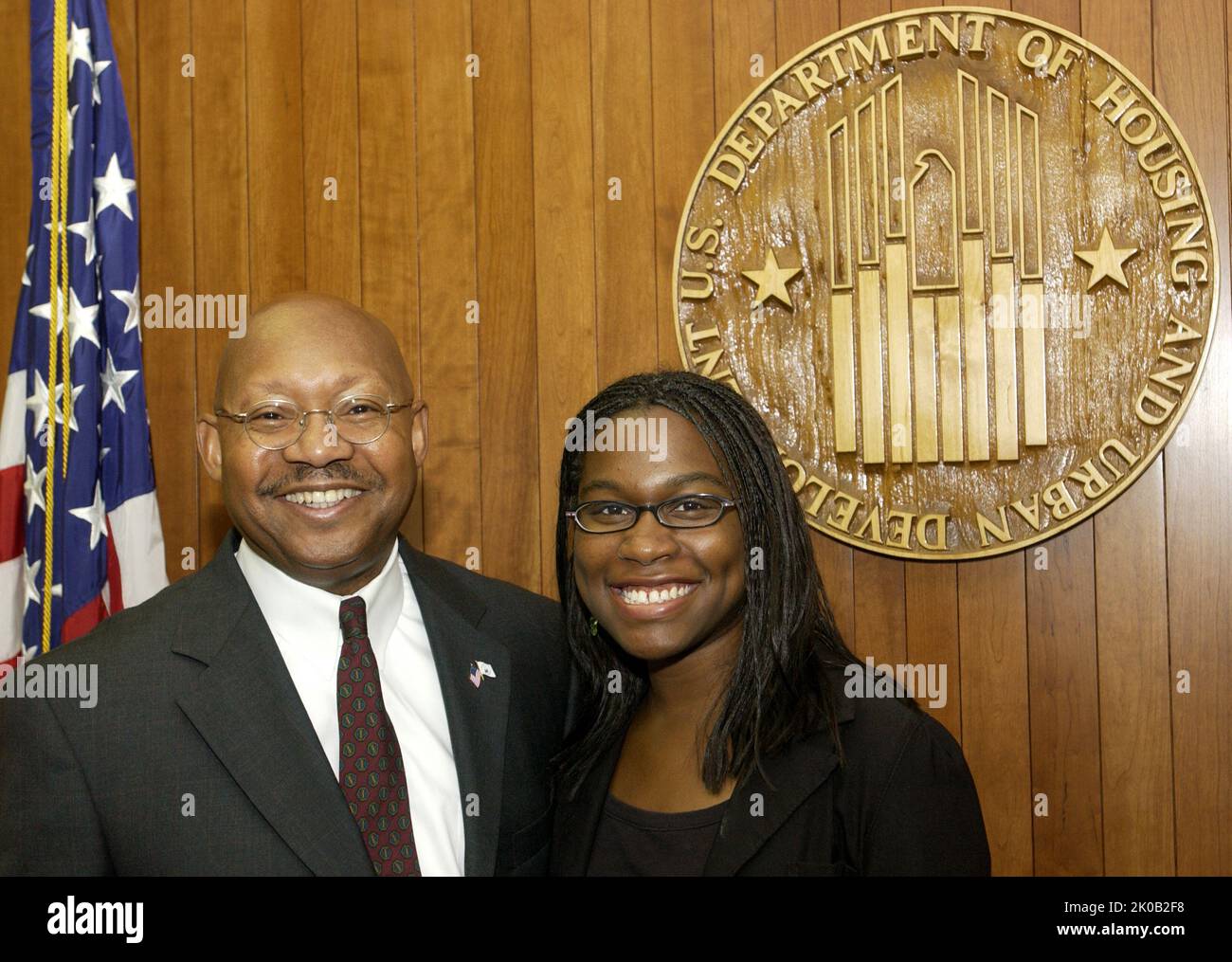 Secretary Alphonso Jackson with Staff - Secretary Alphonso Jackson at ...