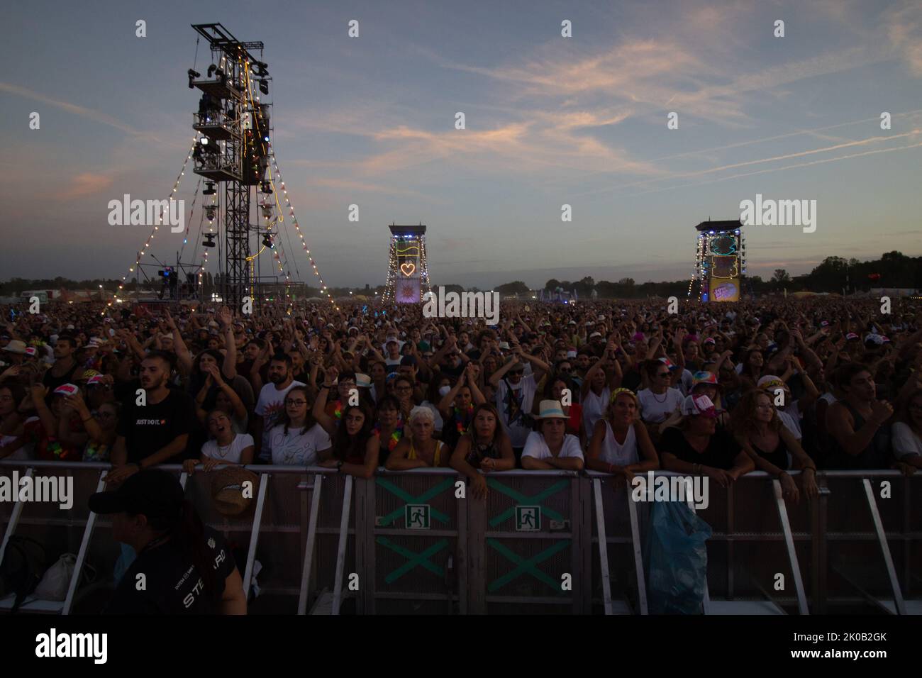 Aereoporto di Bresso, Bresso, Italy, September 10, 2022, The crowd in ...