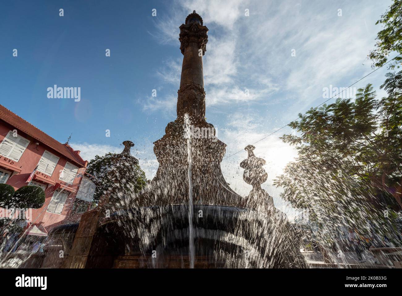 Malacca Dutch Red Square Stock Photo - Alamy