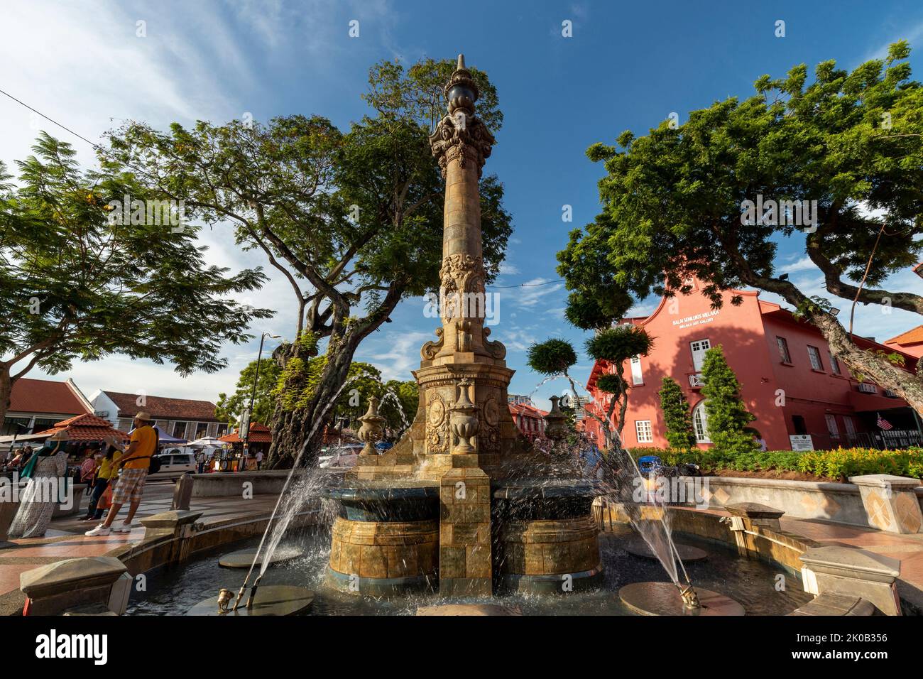 Malacca Dutch Red Square Stock Photo - Alamy