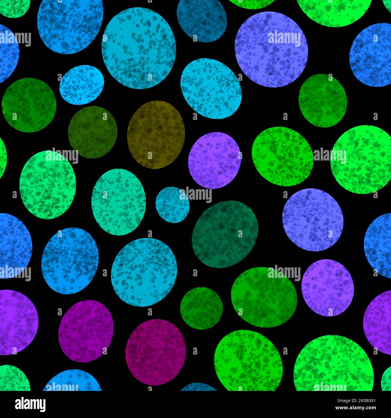 Abstract circle seamless watercolor polka dots pattern for fabrics and ...