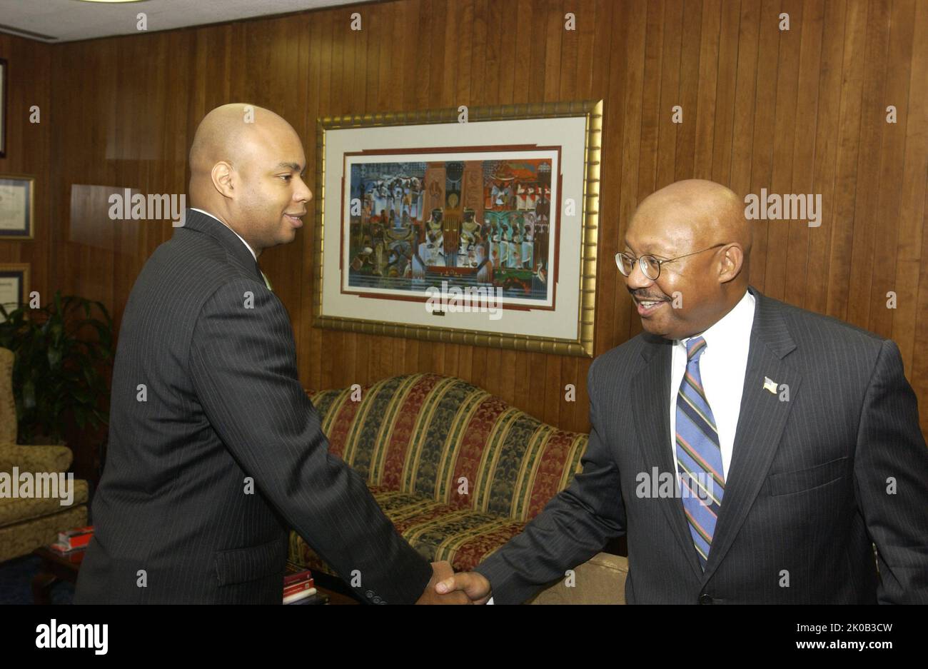 Secretary Alphonso Jackson with Ron Thomas - Secretary Alphonso Jackson ...