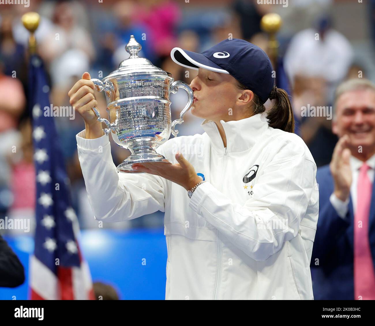 Iga swiatek trophy us open hi-res stock photography and images - Alamy