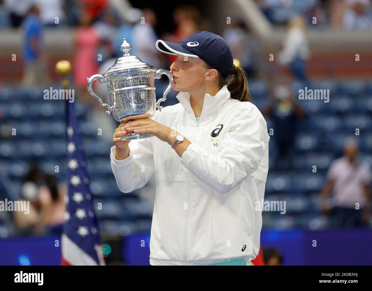 New York, USA, 10th.September 2022. Polish tennis player Iga Swiatek ...