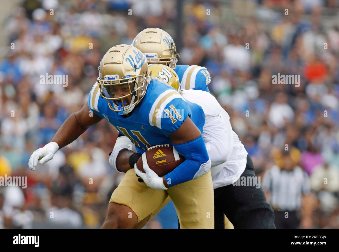 Pasadena, California, USA. 10th Sep, 2022. UCLA Bruins defensive ...