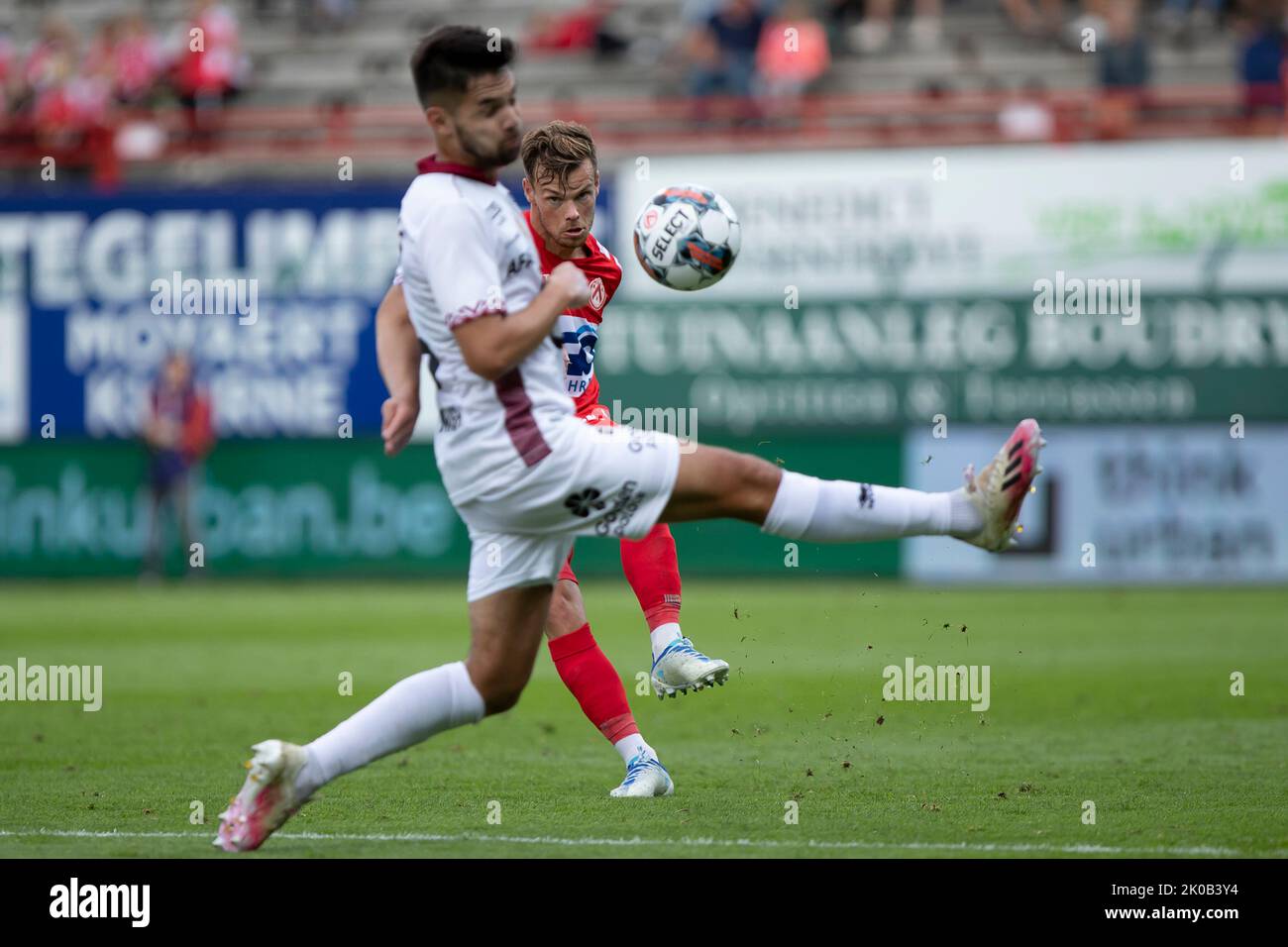 Kortrijk's Kristof D'Haene pictured in action during a soccer match between KV Kortrijk and KV ...