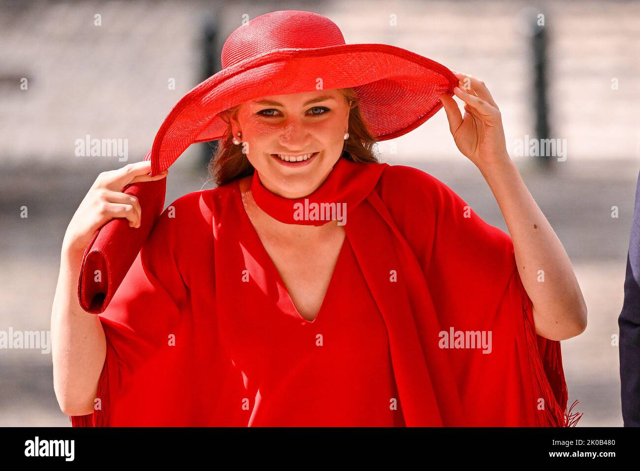 Brussels, Belgium. 10th Sep, 2022. Crown Princess Elisabeth pictured ...