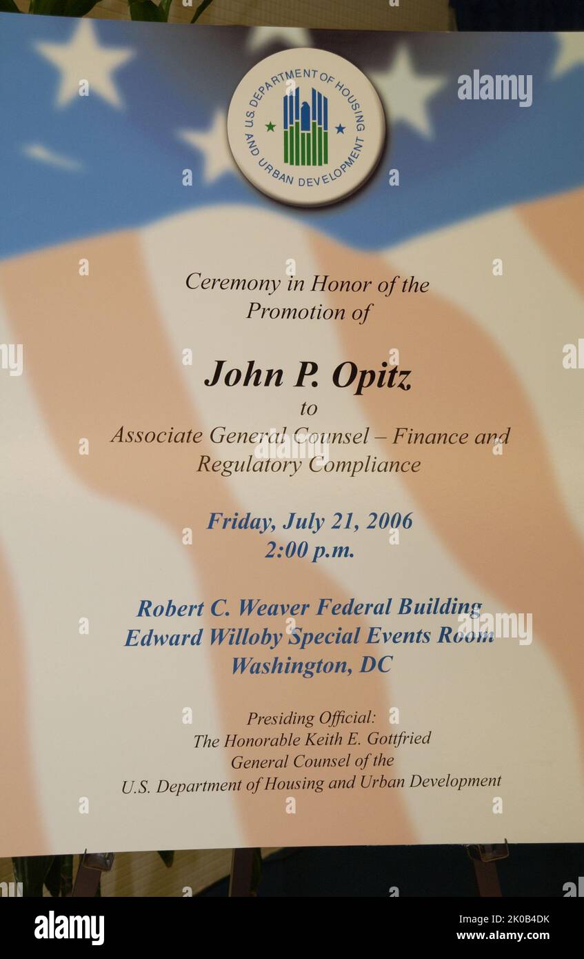 Swearing-in Ceremony for John Optiz - Swearing-in ceremony for John ...
