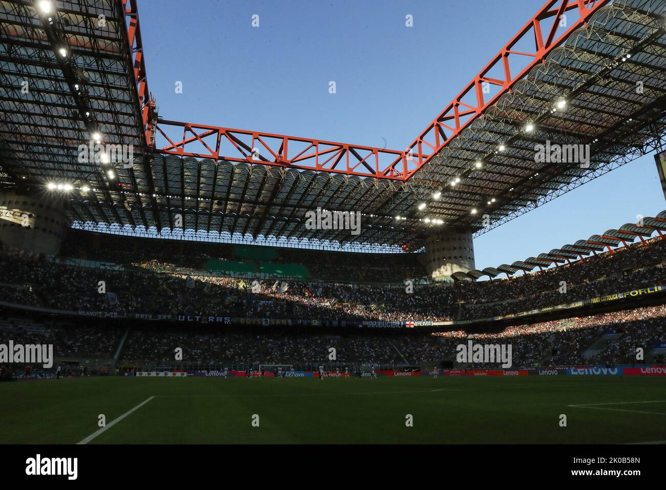 Milan, Italy, 10th September 2022. A general view of the stadium during ...
