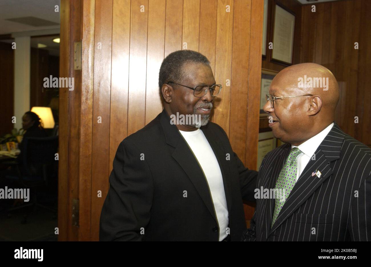 Secretary Alphonso Jackson with Bishop Adam J. Richardson, Jr., John ...