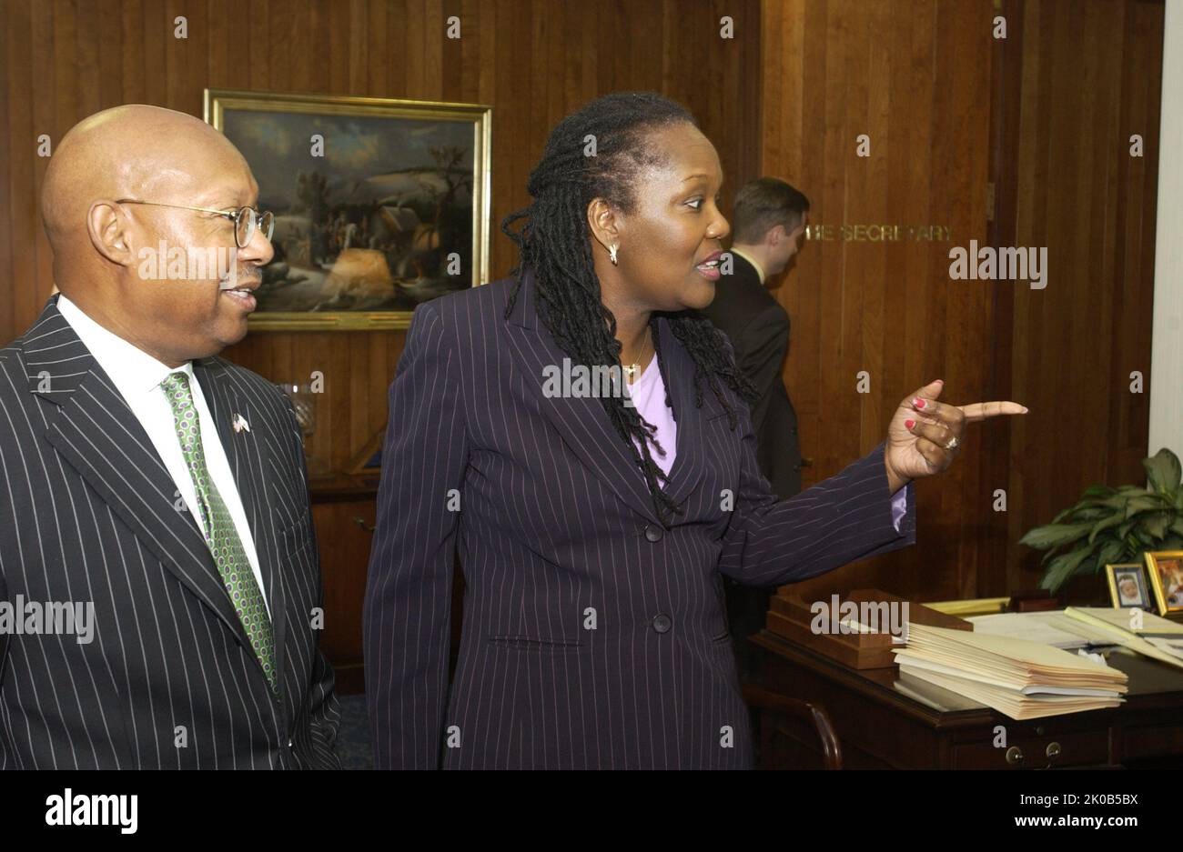 Secretary Alphonso Jackson, Informal Views - Informal office views of ...