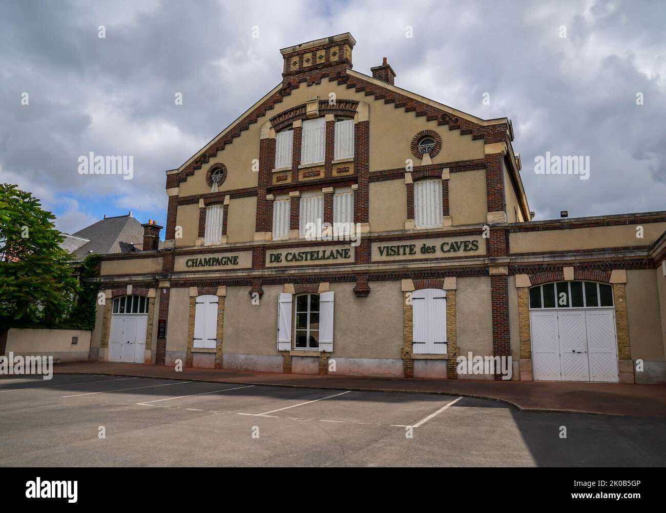 Champagne de Castellane House main facilities in Epernay, France Stock ...