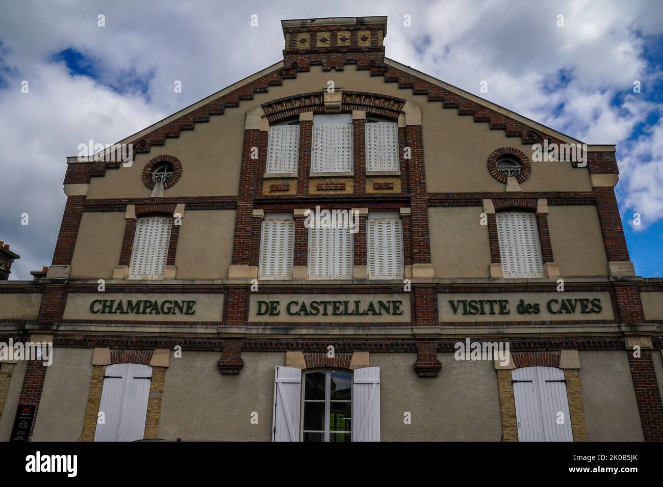 Champagne de Castellane House main facilities in Epernay, France Stock ...