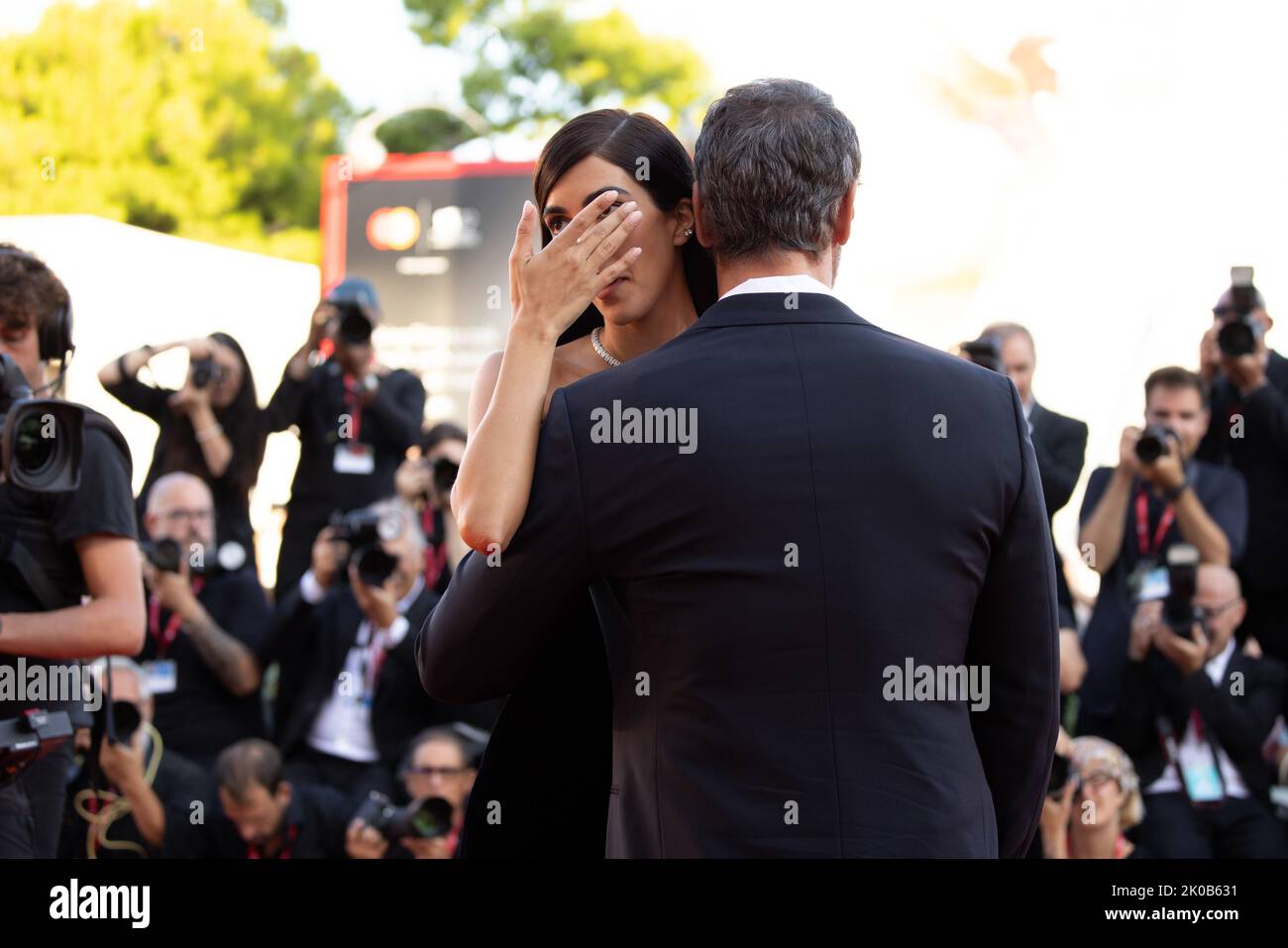 Raoul Bova and festival hostess Rocio Munoz Morales attend the closing ...